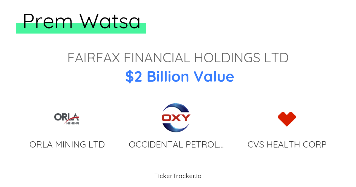 Prem Watsa Portfolio Holdings