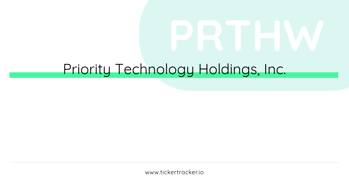 Insider Transactions in Q1 2024 at Priority Technology Holdings, Inc. (PRTHW)