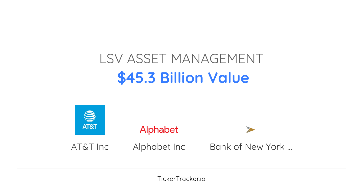 Lsv Asset Management Portfolio Holdings