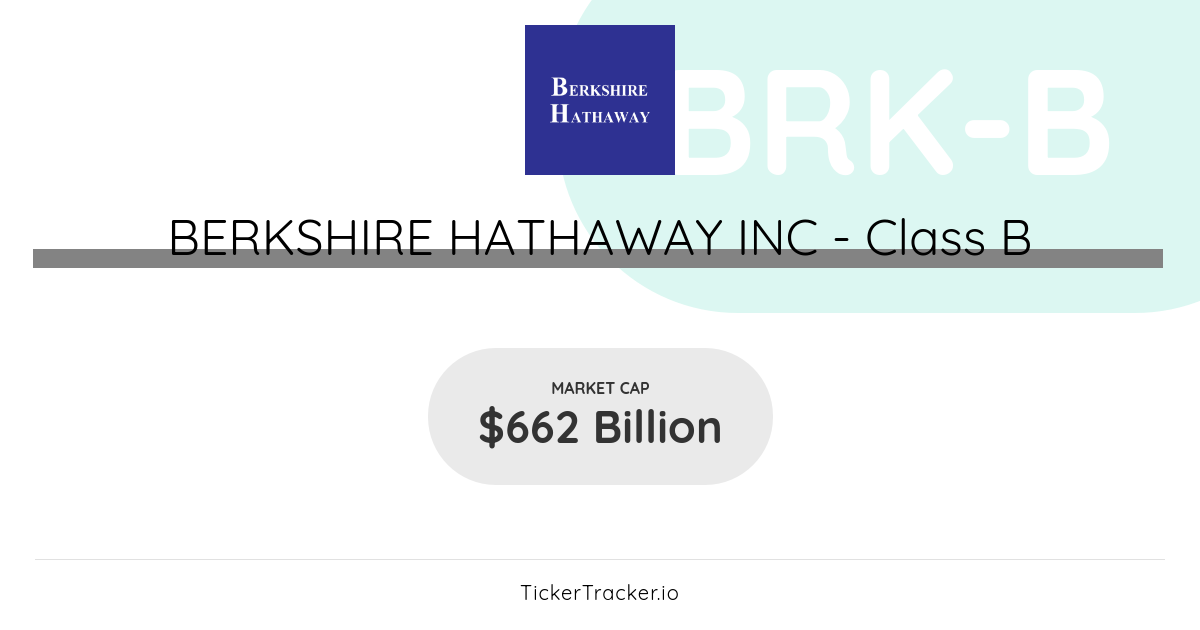 Berkshire Hathaway Inc Class B BRK-B