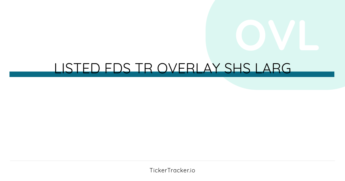 Purchases and Sales Made in Q1 2021 in Listed Fds Tr Overlay Shs Larg (OVL)