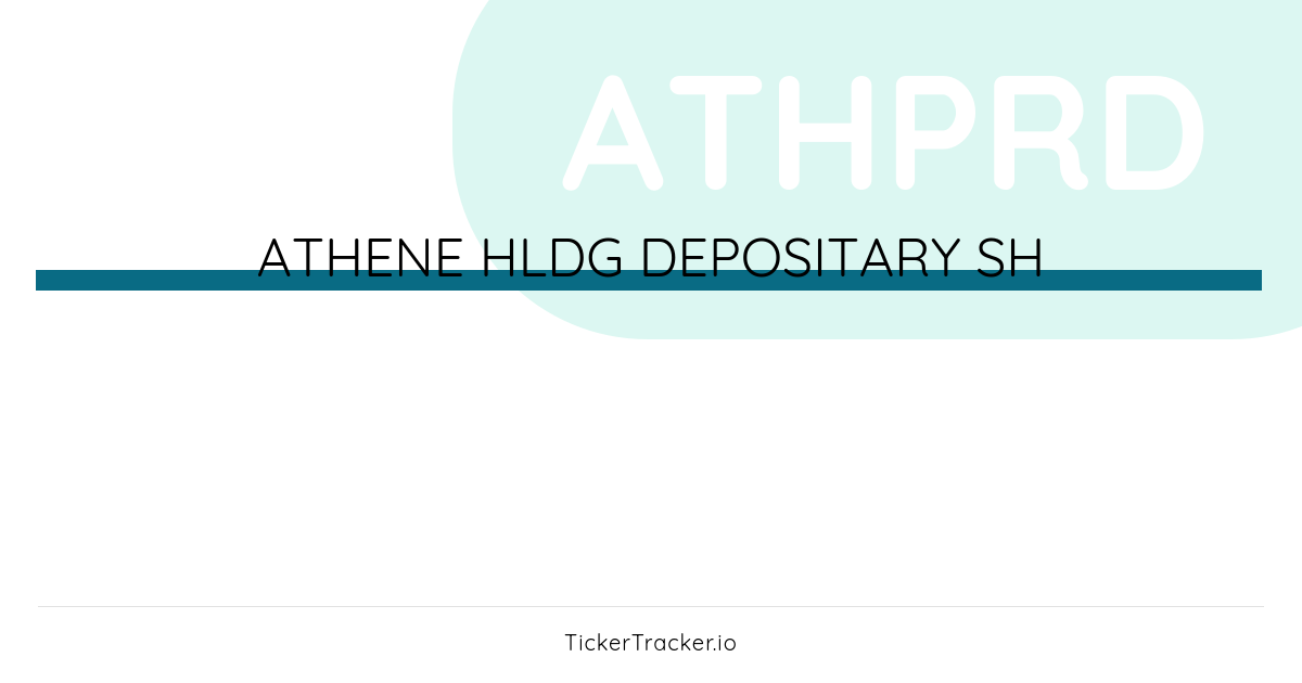 Quarterly Transactions Made in Athene Hldg Depositary Sh (ATHPRD)